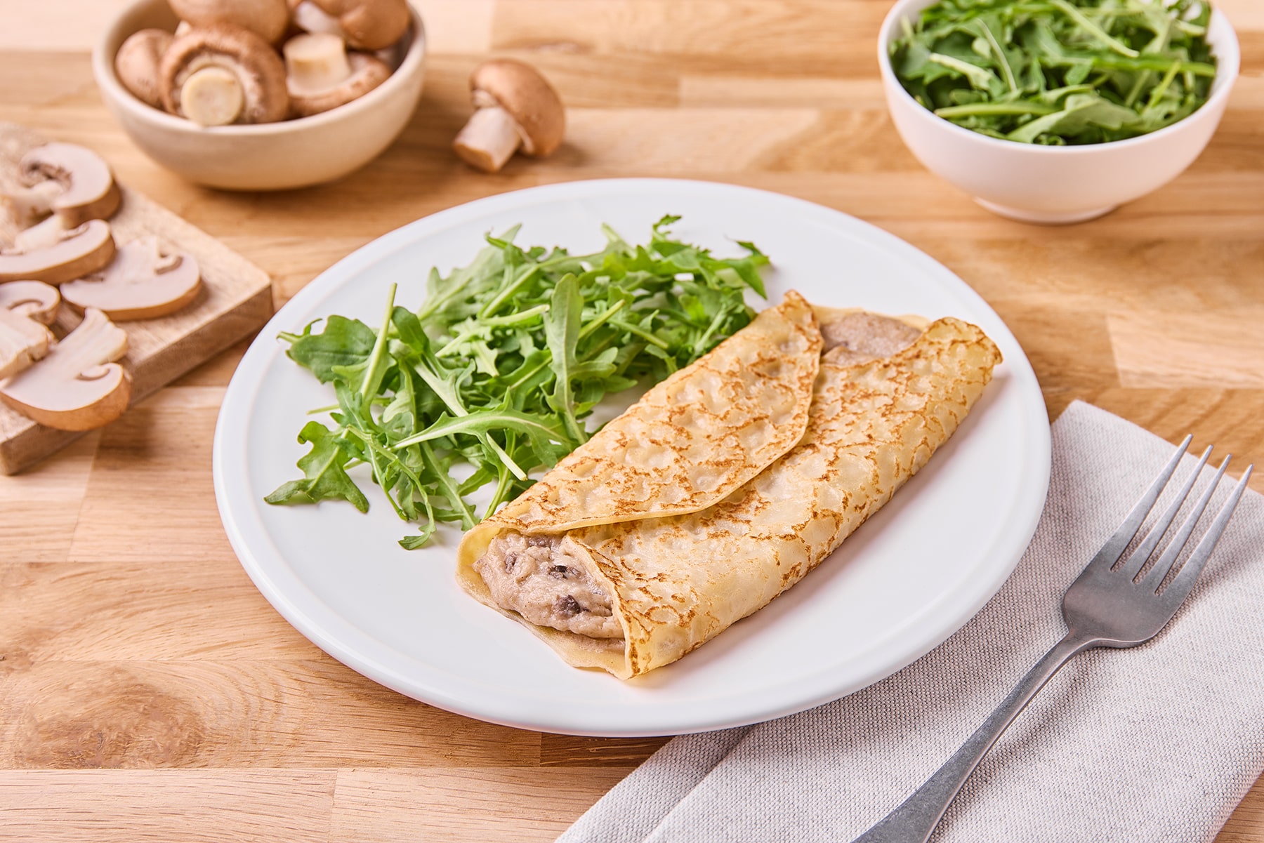 CRÊPE AUX CHAMPIGNONS 150G - Marie Restauration