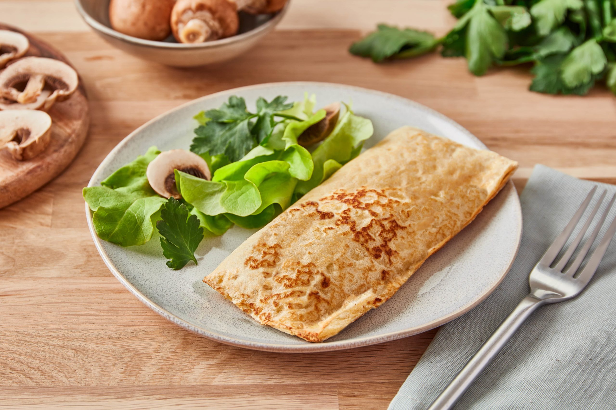 CRÊPE AUX CHAMPIGNONS 150G - Marie Restauration